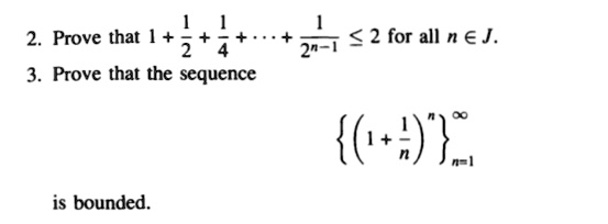 SOLVED: Prove that Prove that the sequence SOLVED: Prove that Prove that the sequence
