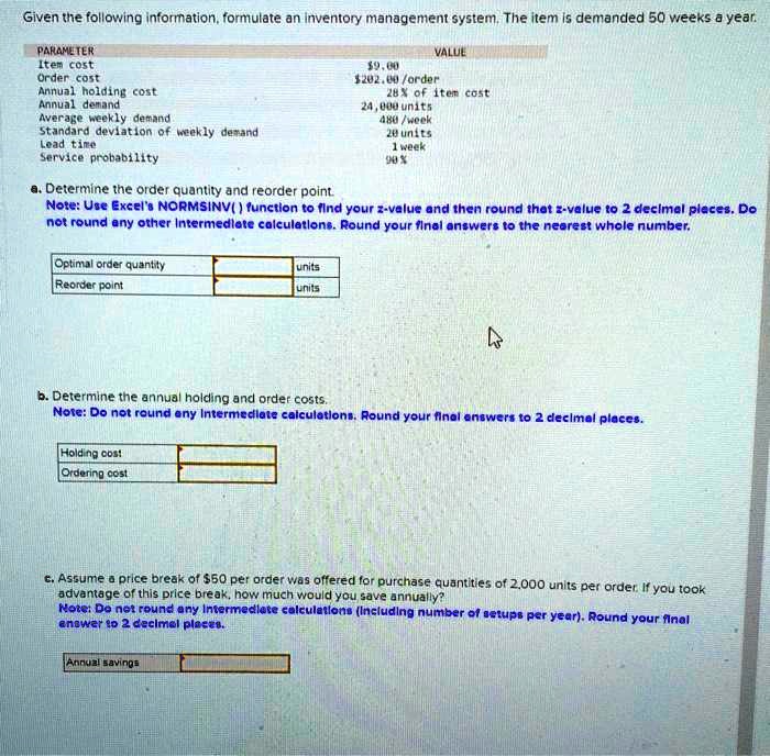 Default Inventory Pricing