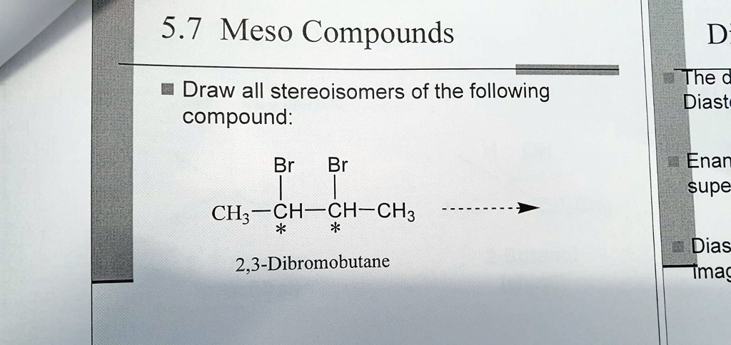 SOLVED: Draw all stereoisomers of the following compound: 2,3 ...