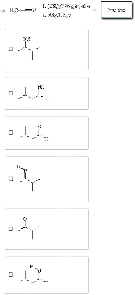 SOLVED: 1. CH3CH2Br 2. NH4Cl, H2O