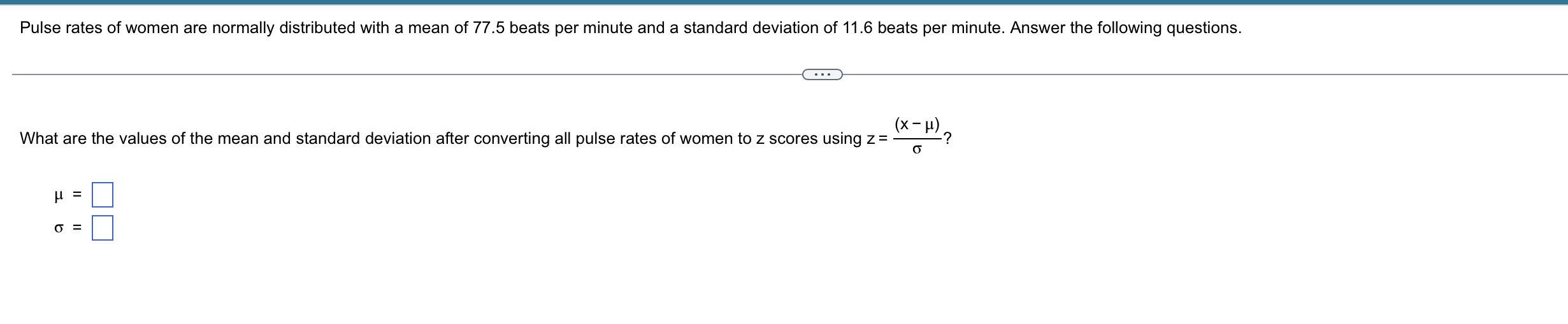 solved-pulse-rates-of-women-are-normally-distributed-with-a-mean-of-77