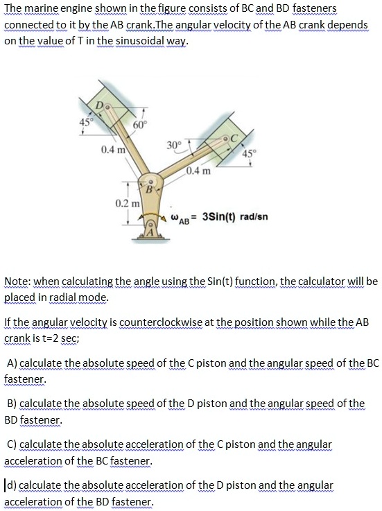 the marine engine shown in the figure consists of bc and bd fasteners ...