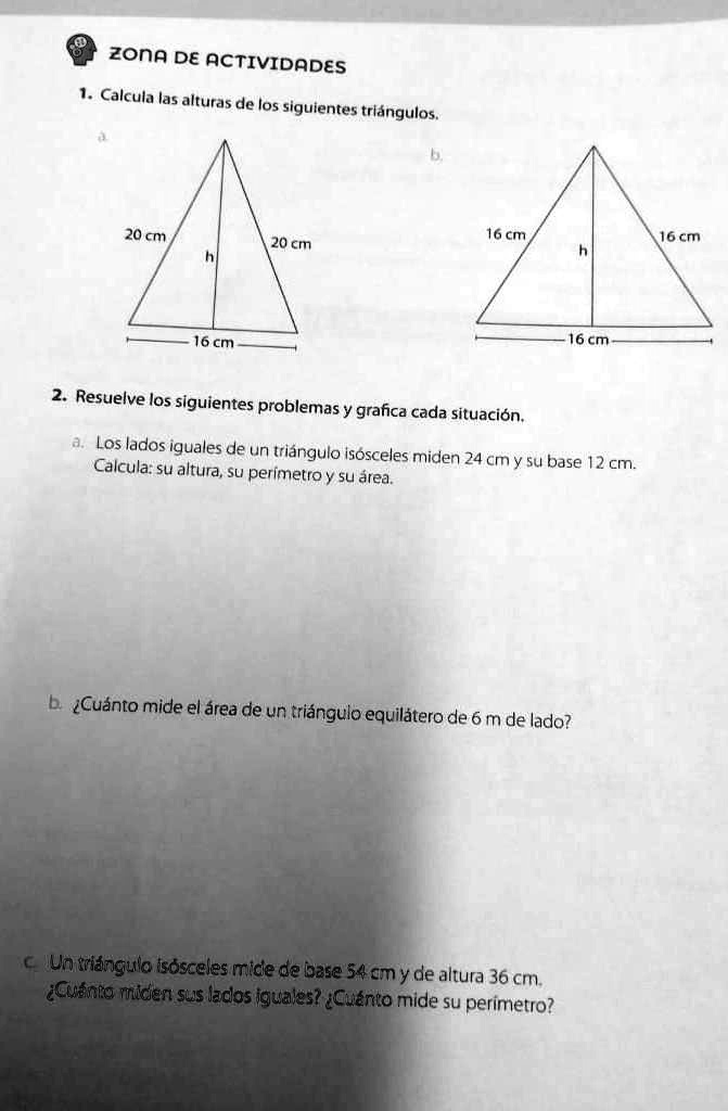 SOLVED: me ayudan con el problema de Pitágoras plis :'v zona DE ...