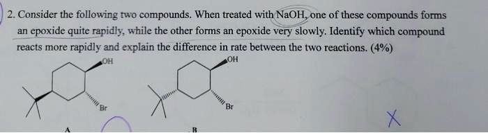 2 consider the following no compounds when treated with...