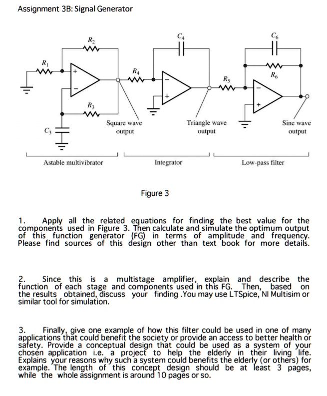 assignment 3bsignalgenerator r2 ww c6 u r ww r6 r4 rs r3 square wave ...