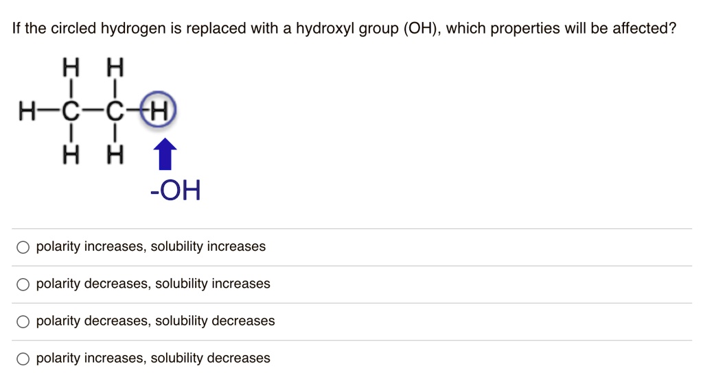 if the circled hydrogen is replaced with hydroxyl group oh which ...