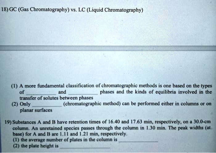 18 gc gas chromatography vs lc liquid chromatography 1 a more ...