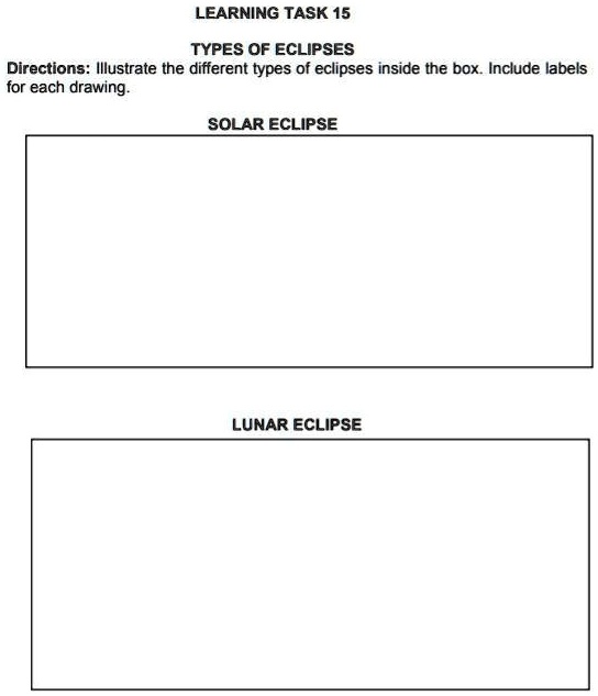 SOLVED: 'pasagutan po thank you LEARNING TASK 15 TYPES OF ECLIPSES ... SOLVED: 'pasagutan po thank you LEARNING TASK 15 TYPES OF ECLIPSES ...