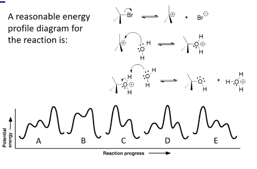 SOLVED: A reasonable energy profile diagram for the reaction is: Br H H ...