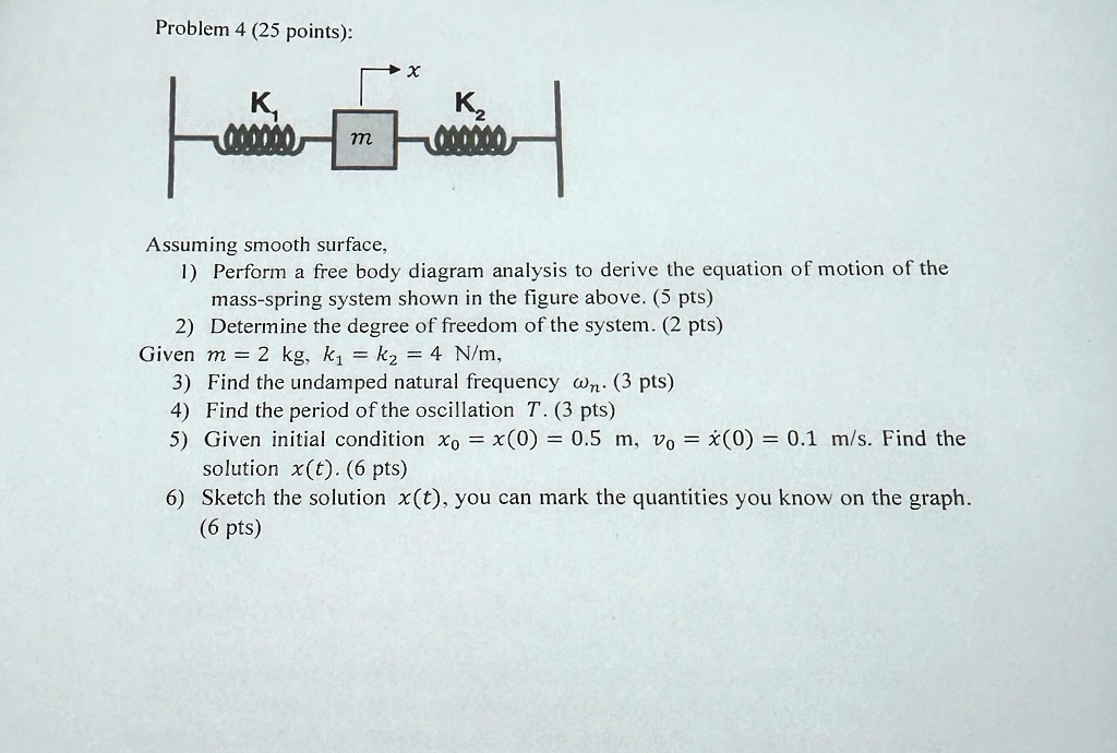 problem 4 25 points x k 000000 m k2 000000 assuming smooth surface 1 ...