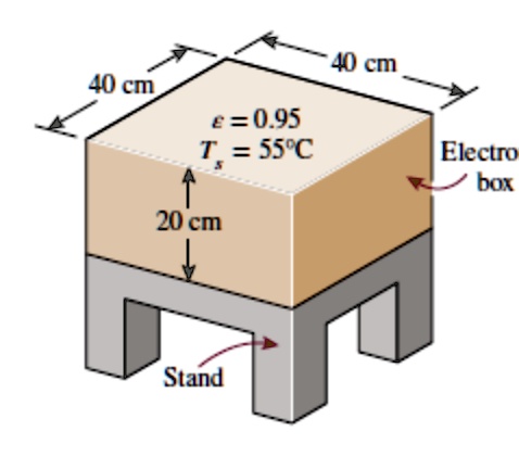 SOLVED: Consider a sealed 20-cm-high electronic box whose base ...