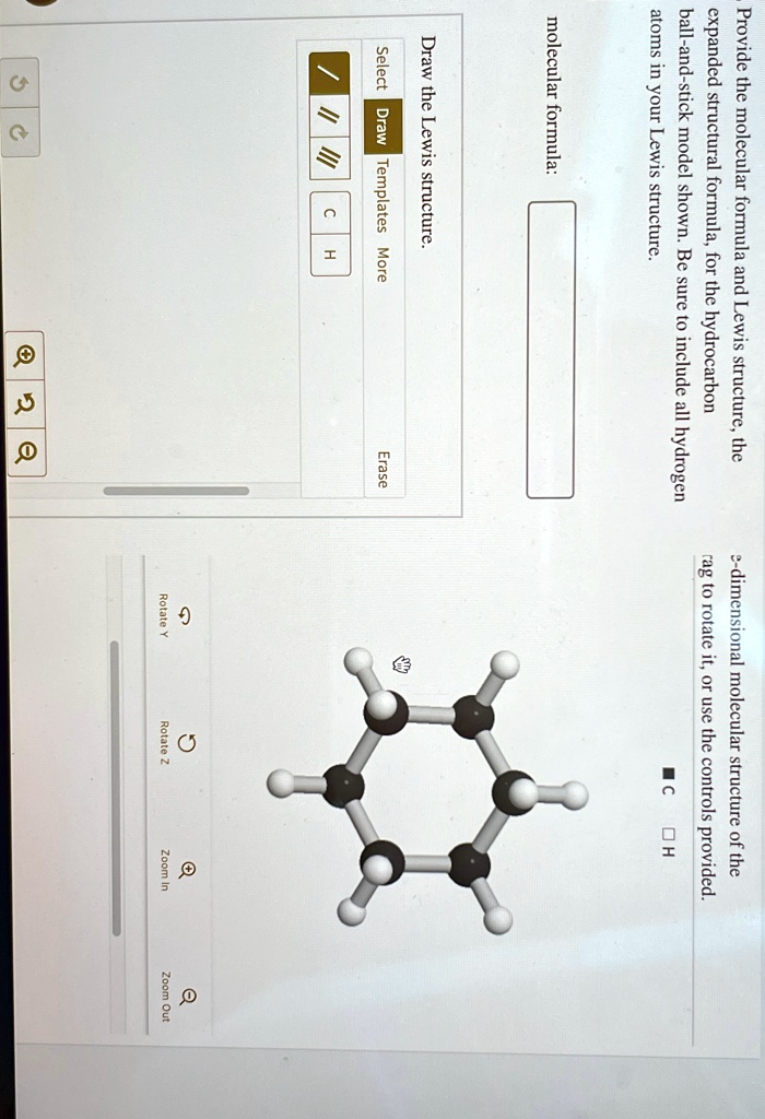 Provide the molecular formula and Lewis structure, the expanded ...