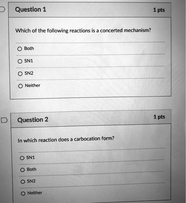 SOLVED: Question 1 1 pts Which of the following reactions is a ... SOLVED: Question 1 1 pts Which of the following reactions is a ...