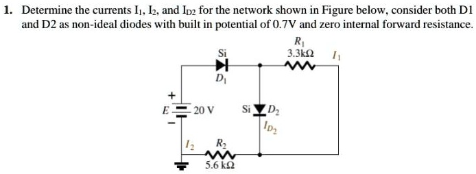 q1 please determine the currents i iz and ipz for the network shown in ...