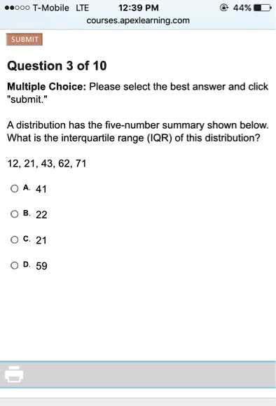 SOLVED: ' A distribution has the five-number summary shown below. What ...