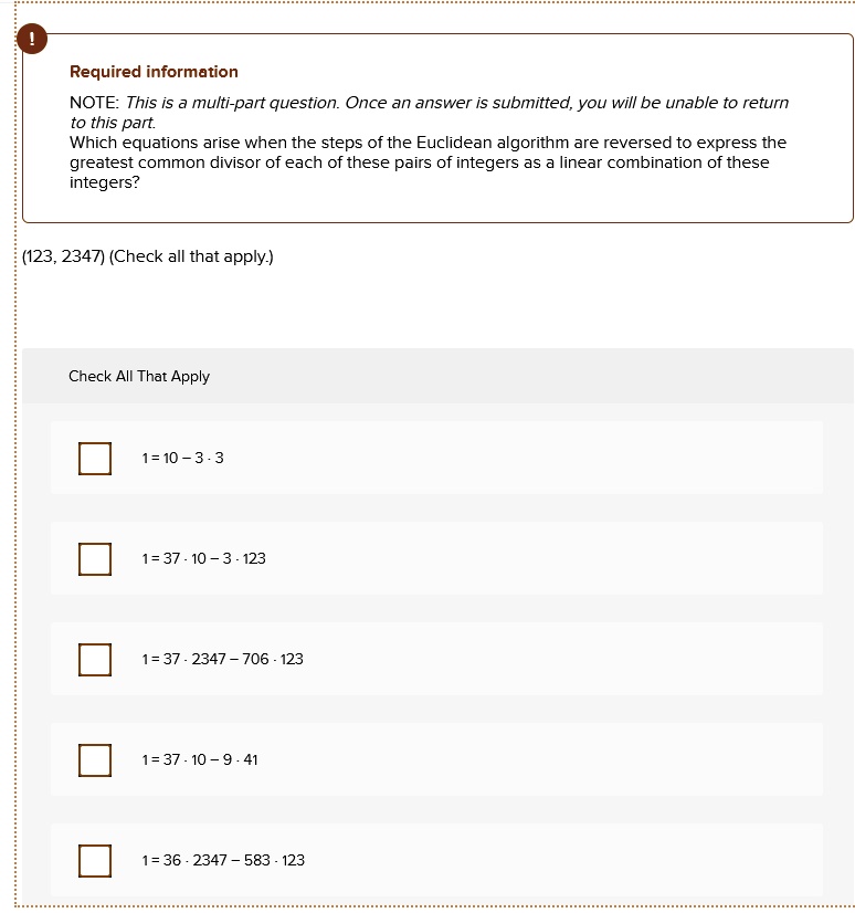 required information note this is multi part question once an answer is submitted you will be ...