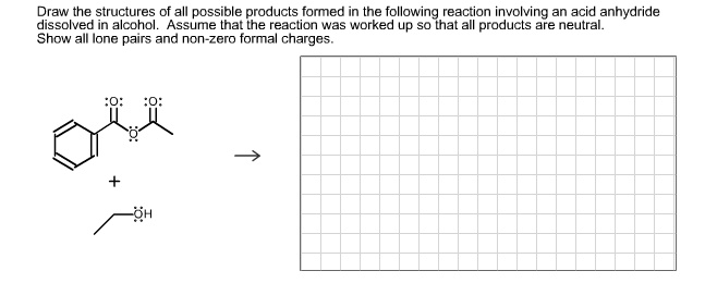 Solved Draw The Structures Of All Possible Products Formed In The Following Reaction Involving