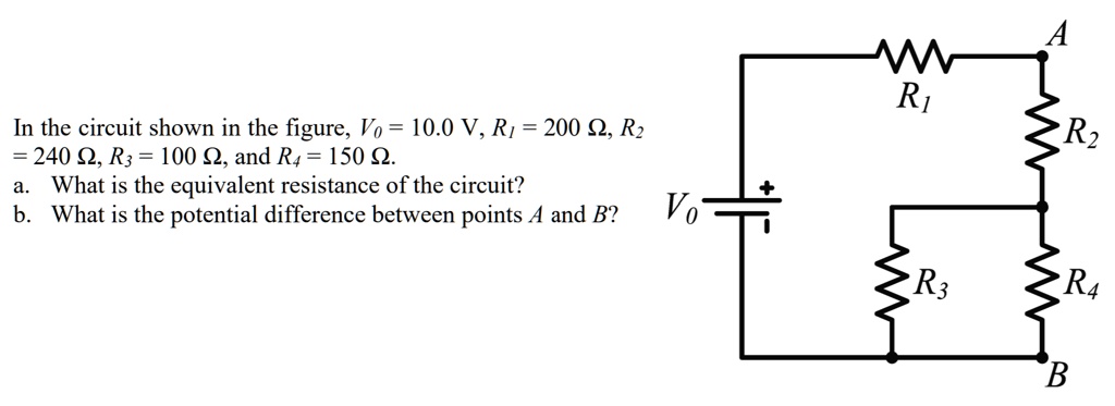 r1 in the circuit shown in the figure vo 100 v rz 200 9 rz 240 9 rz 100 ...