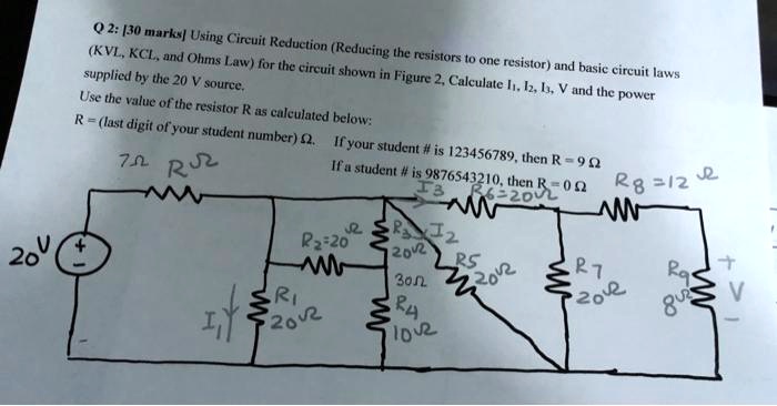q230 marks using circuit reduction reducing the resistors to one resistor and basic circuit laws ...