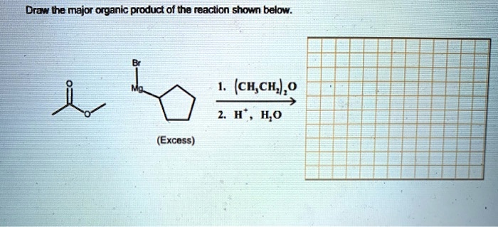 SOLVED: Draw the major organic product of the reaction shown below: (Cu ...