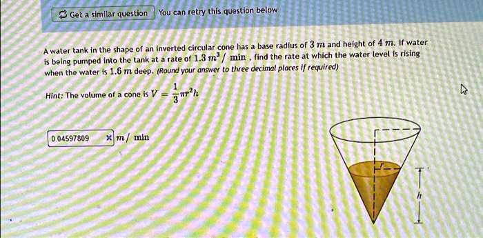 SOLVED: solve it correctly!! Get a similar question You can retry this ...