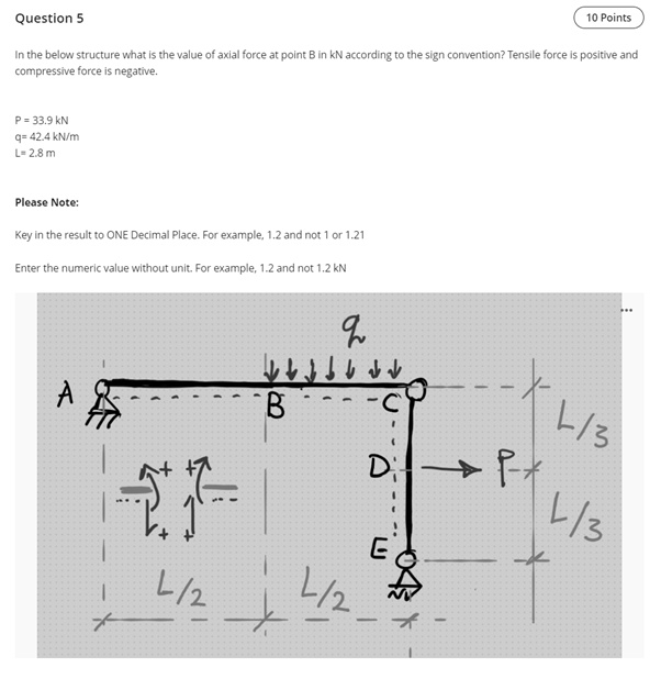 SOLVED: Question 5 10 Points In the below structure what is the value ...