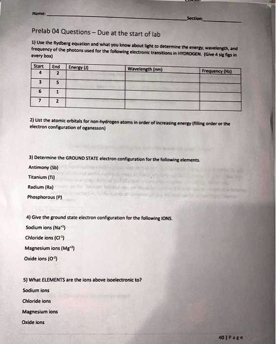 SOLVED: Texts: Name Prelab 04 Questions - Due at the start of lab 1 1 ... SOLVED: Texts: Name Prelab 04 Questions - Due at the start of lab 1 1 ...