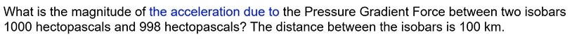 SOLVED: What is the magnitude of the acceleration due to the Pressure ...
