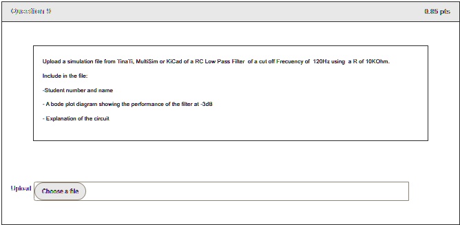 Upload a simulation file from TinaTi, MultiSim or KiCad of a RC Low ...