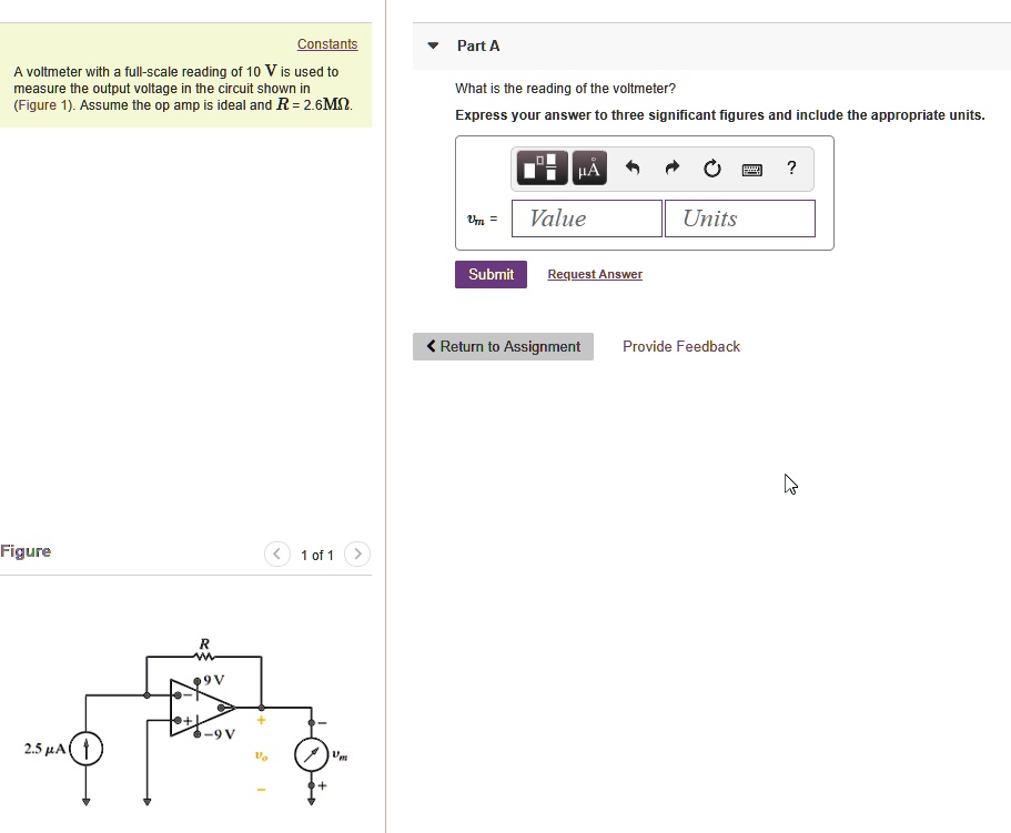 SOLVED: Part A A voltmeter with a full-scale reading of 10 V is used to ...
