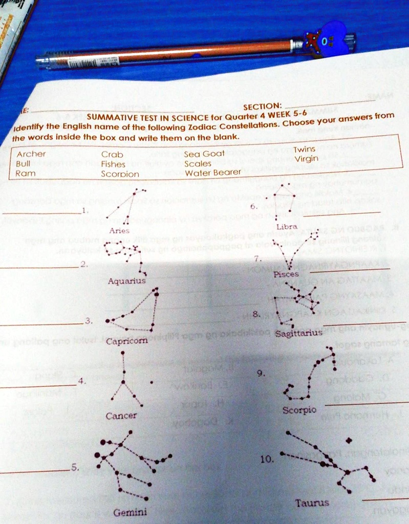 SOLVED: Hi, can you help me? SECTION: SUMMATIVE TEST IN SCIENCE for ...