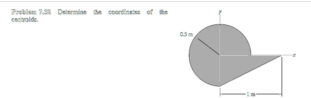 SOLVED: Problem 7.32 Determine the coordinates of the centroids ... SOLVED: Problem 7.32 Determine the coordinates of the centroids ...