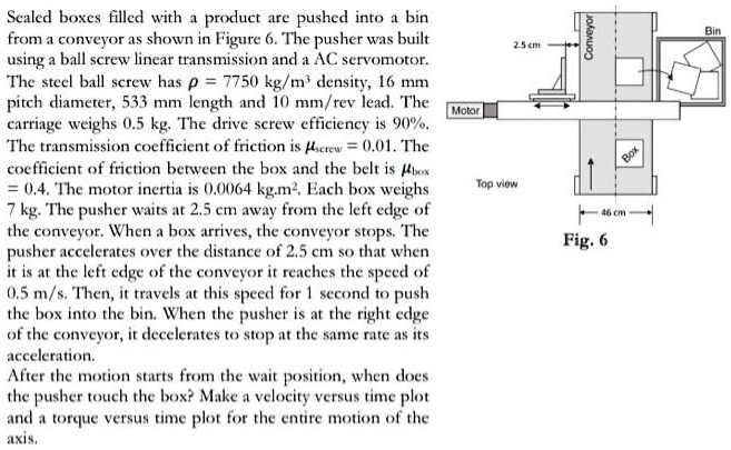 sealed boxes filled with a product are pushed into a bin from a ...