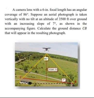 SOLVED: A camera lens with a 6 -in. focal length has an angular ...