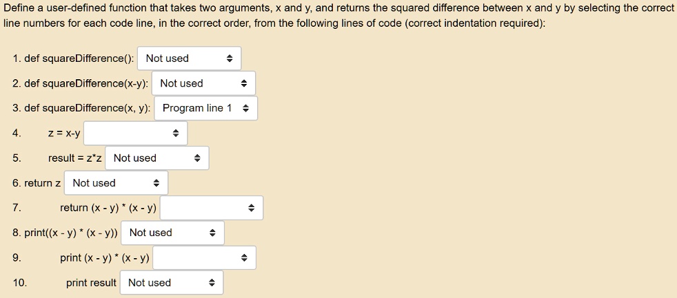 Solved Define A User Defined Function That Takes Two Arguments X And 1297