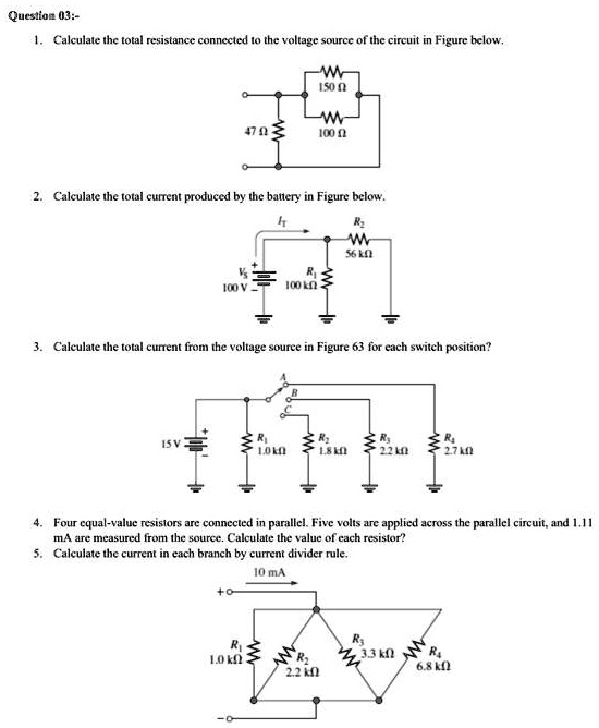 SOLVED: Solve in step by step process Question 03: 1. Calculate the ...