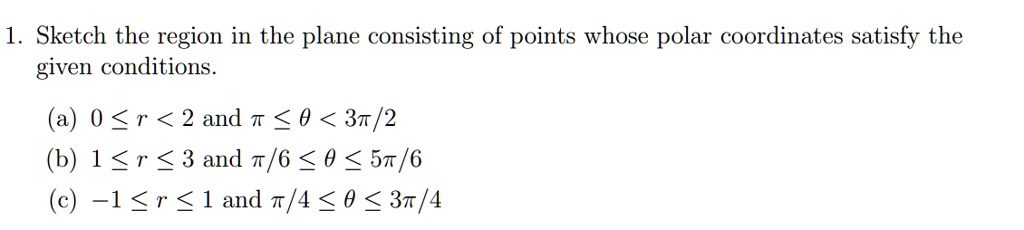 SOLVED: 1 Sketch the region in the plane consisting of points whose ...