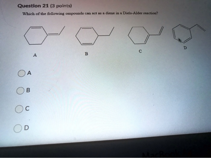 SOLVED: Question 21 (3 points) Which ofthe following ompounds cnn act ... SOLVED: Question 21 (3 points) Which ofthe following ompounds cnn act ...