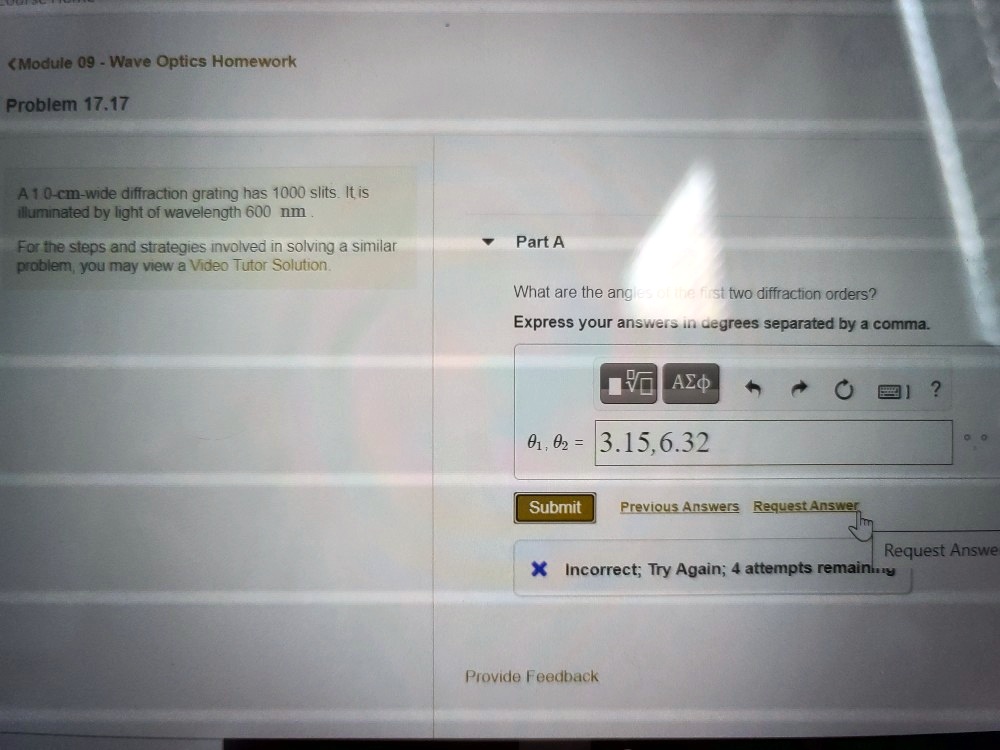 SOLVED: KMocule 09 Wave Optics Homework Problem 17.17 Ad-cm-wde ... SOLVED: KMocule 09 Wave Optics Homework Problem 17.17 Ad-cm-wde ...