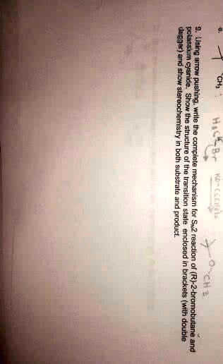 VIDEO solution: 'using Arrow pushing write the complete mechanism for ...