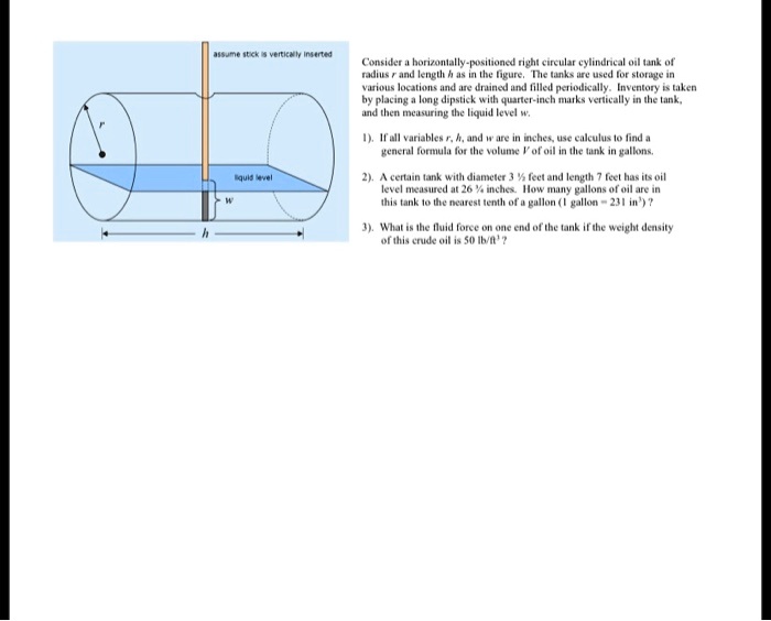 SOLVED: Consider a horizontally-positioned right circular cylindrical ...