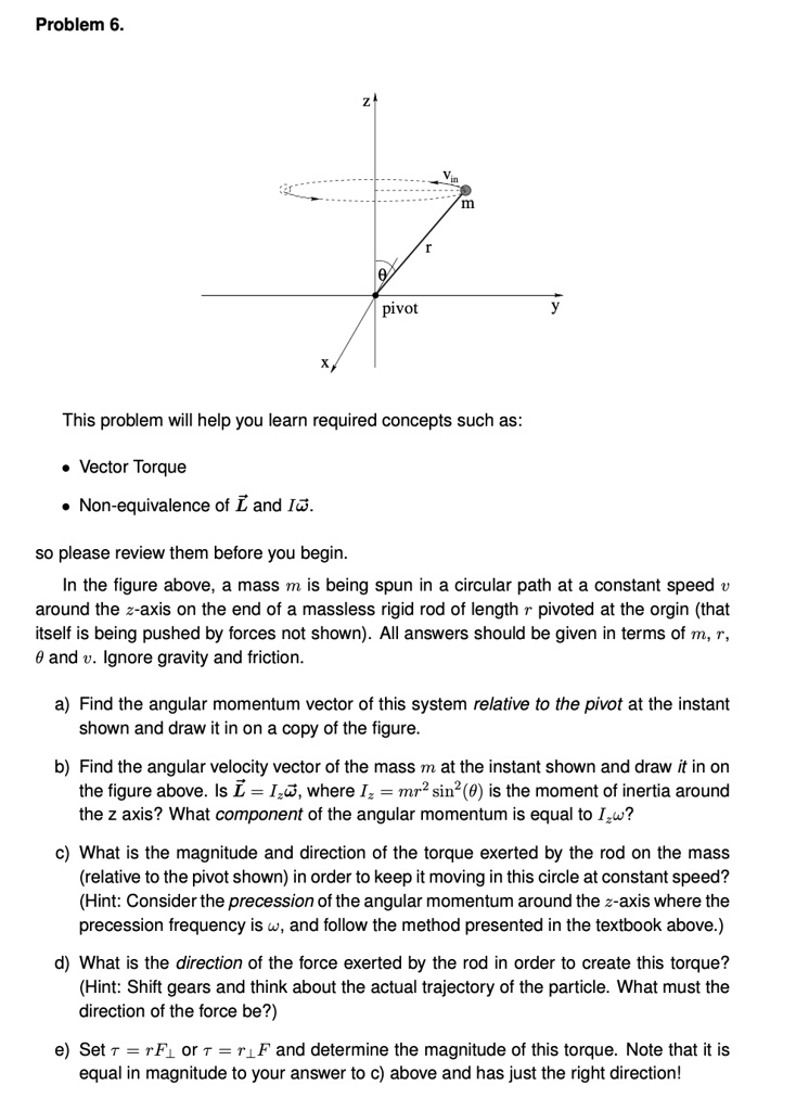 problem 6 pivot y this problem will help you learn reguired concepts ...