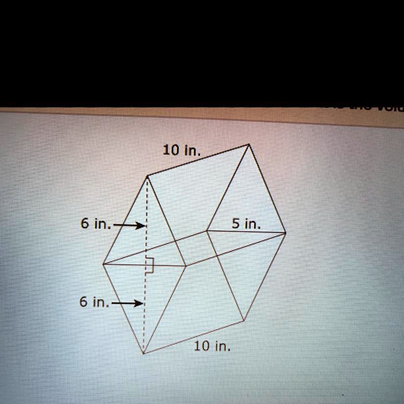 SOLVED: 'The figures below is made of two identical triangular prisms. What is the volume of the ...