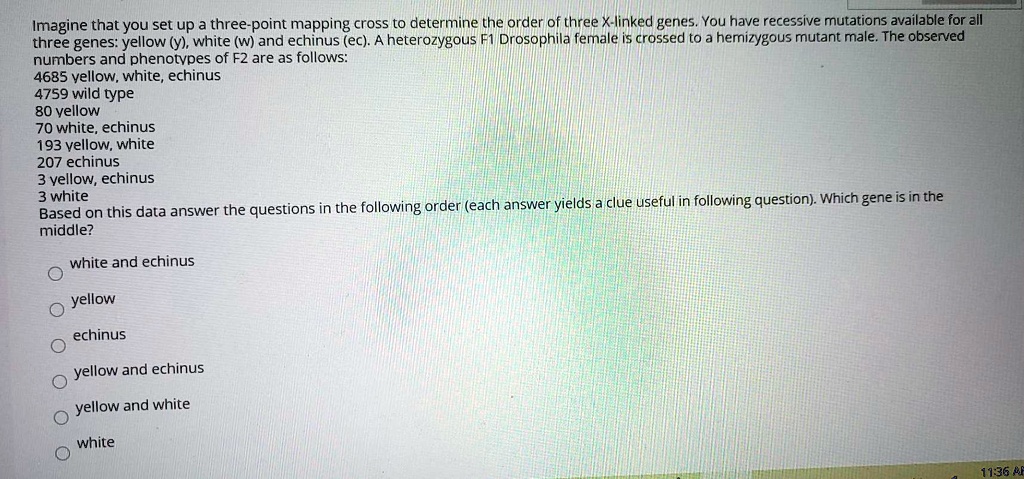 SOLVED: Imagine that you set up three-point mapping cross to determine ...