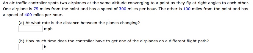 an air traffic controller spots two airplanes at the same altitude ...