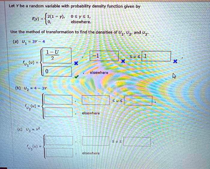 SOLVED:Let Y be & random variable with probability density function given by fy) = {201 0