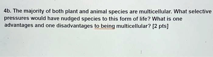 SOLVED: 4b. The majority of both plant and animal species are ...