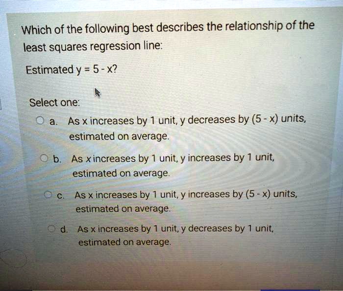 which of the following best describes the relationship of the least ...