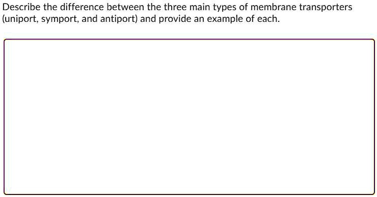 SOLVED: Describe the difference between the three main types of ...