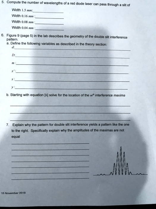 SOLVED: Compute the number of wavelengths of a red diode laser can pass ...